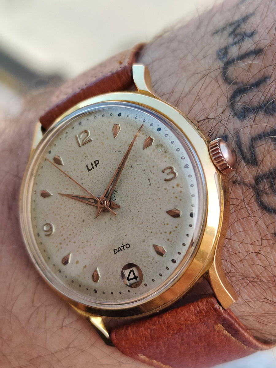 Lip R23 dato plaqué or | mamontrevintage